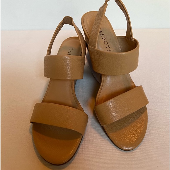 Talbots | Shoes | Perfect Talbots Neutral Wedge Sandal | Poshmark